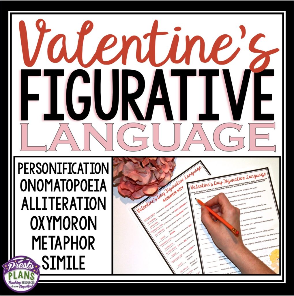 VALENTINE'S DAY FIGURATIVE LANGUAGE - prestoplanners.com