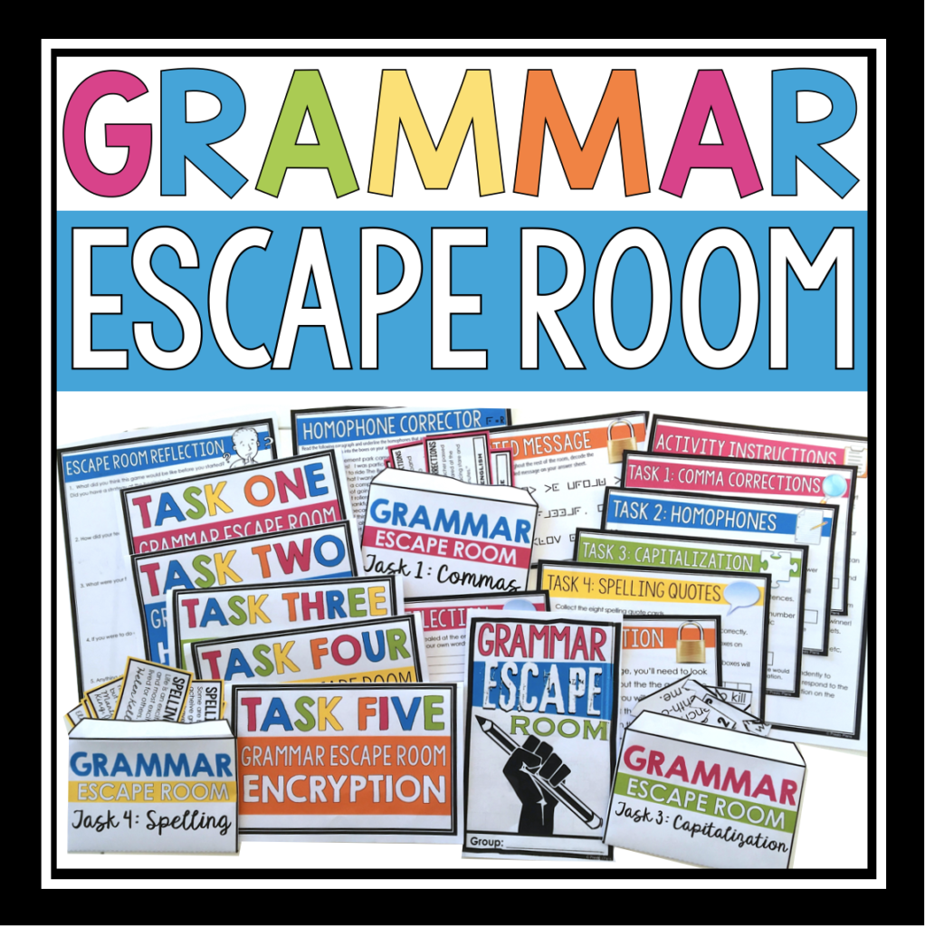 GRAMMAR ESCAPE ROOM - prestoplanners.com