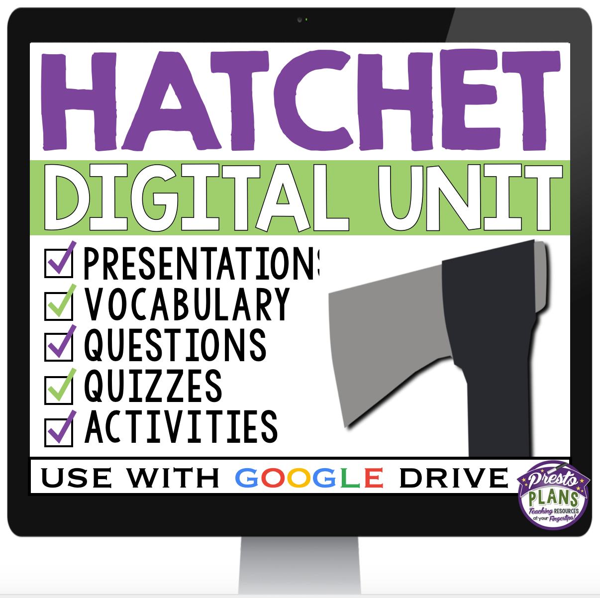 HATCHET PAPERLESS GOOGLE UNIT PLAN - prestoplanners.com