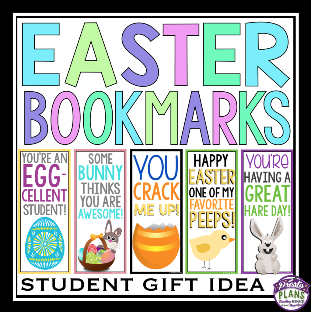 EASTER BOOKMARKS - prestoplanners.com