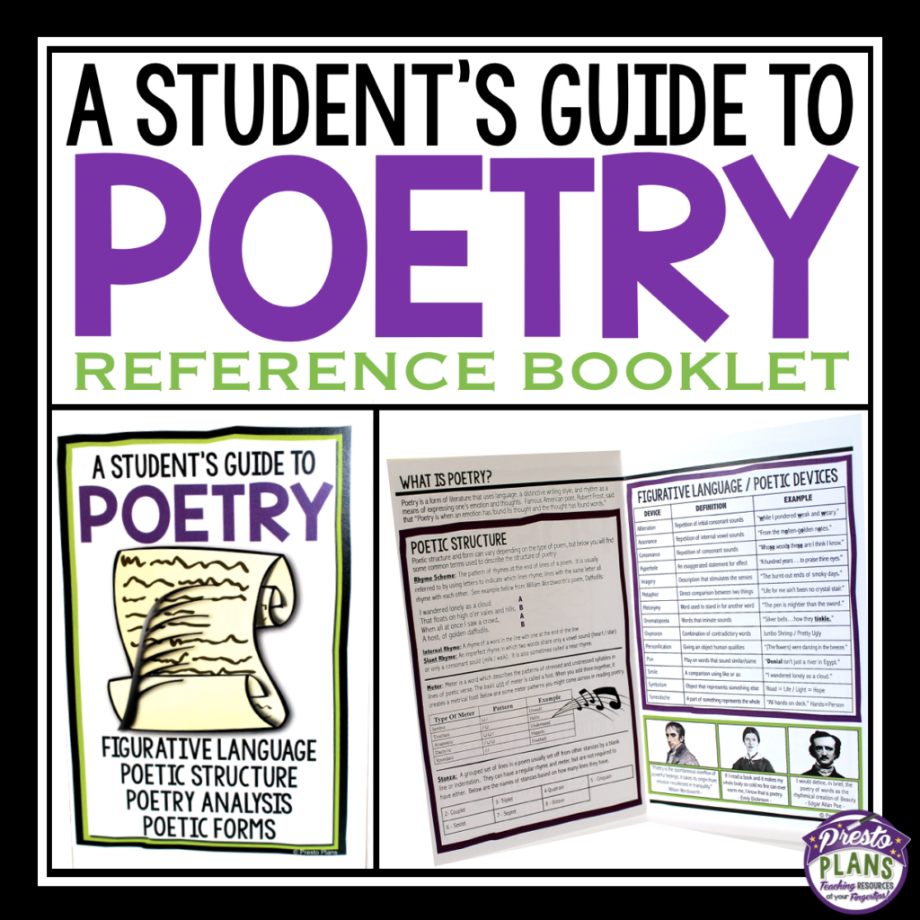 POETRY STUDENT HANDBOOK - prestoplanners.com