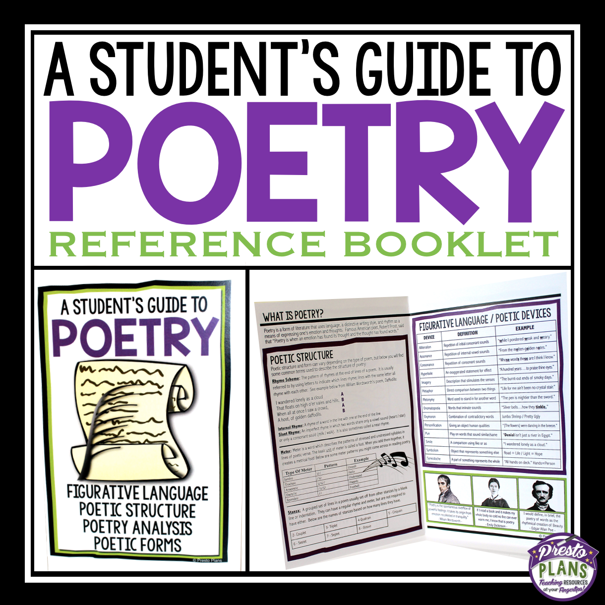 POETRY STUDENT HANDBOOK - prestoplanners.com