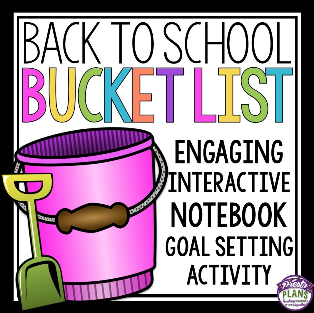 BACK TO SCHOOL BUCKET LIST - prestoplanners.com