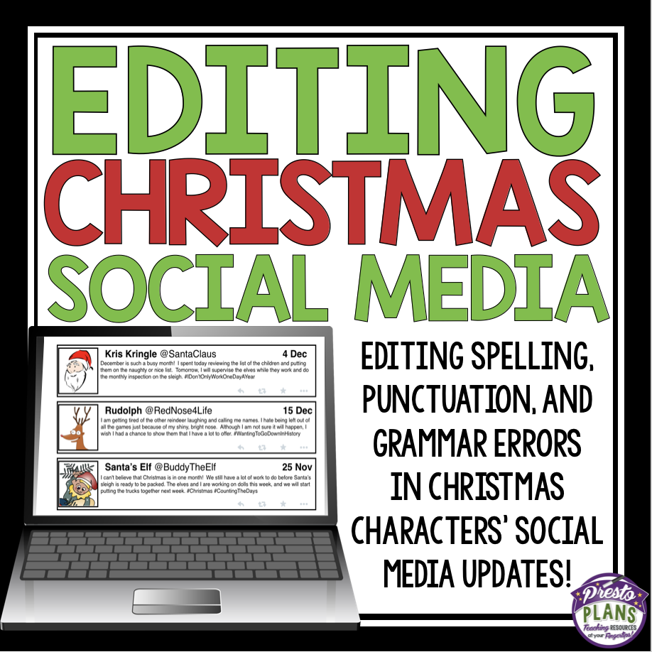 CHRISTMAS GRAMMAR ACTIVITY - prestoplanners.com