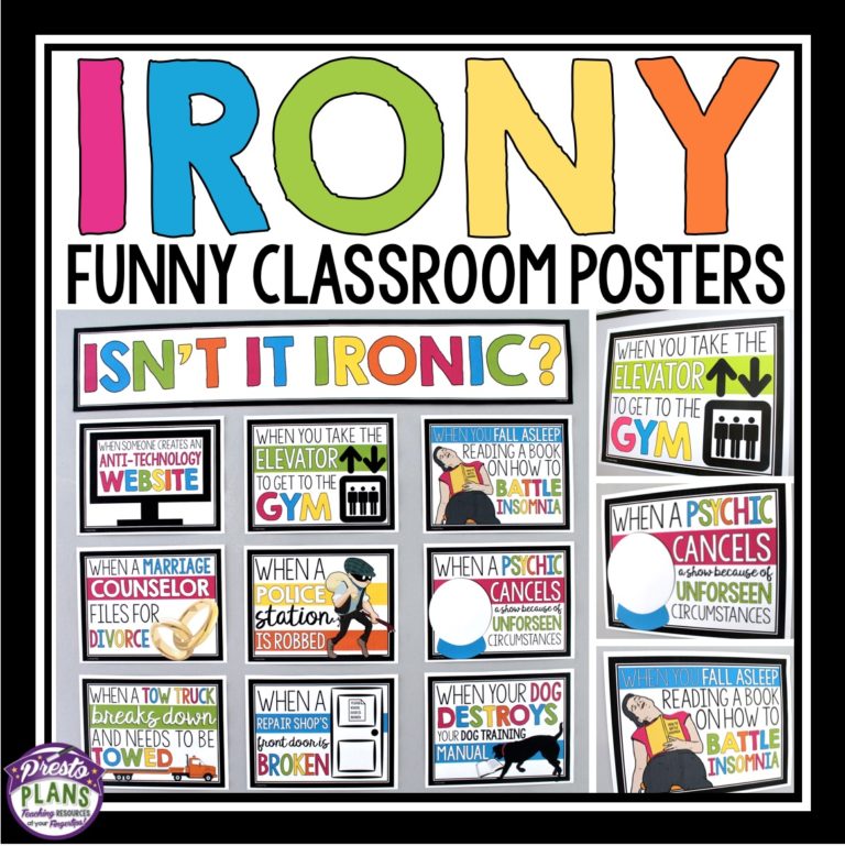 IRONY POSTERS - prestoplanners.com