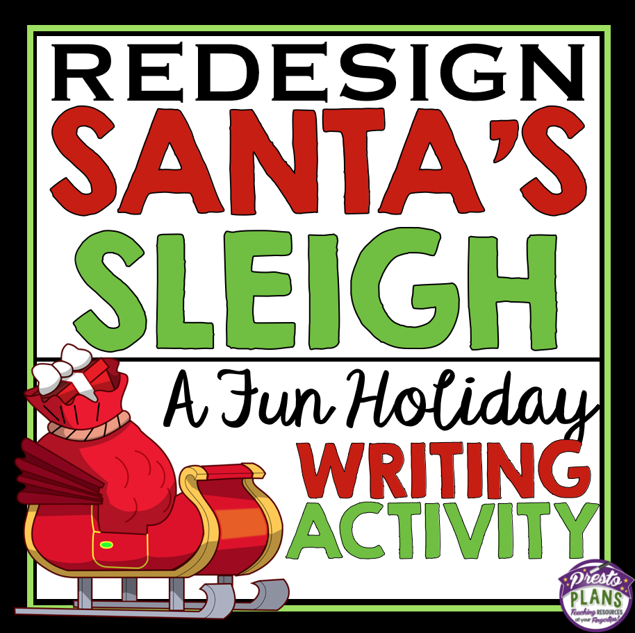 CHRISTMAS DESIGN SANTA'S SLEIGH - prestoplanners.com