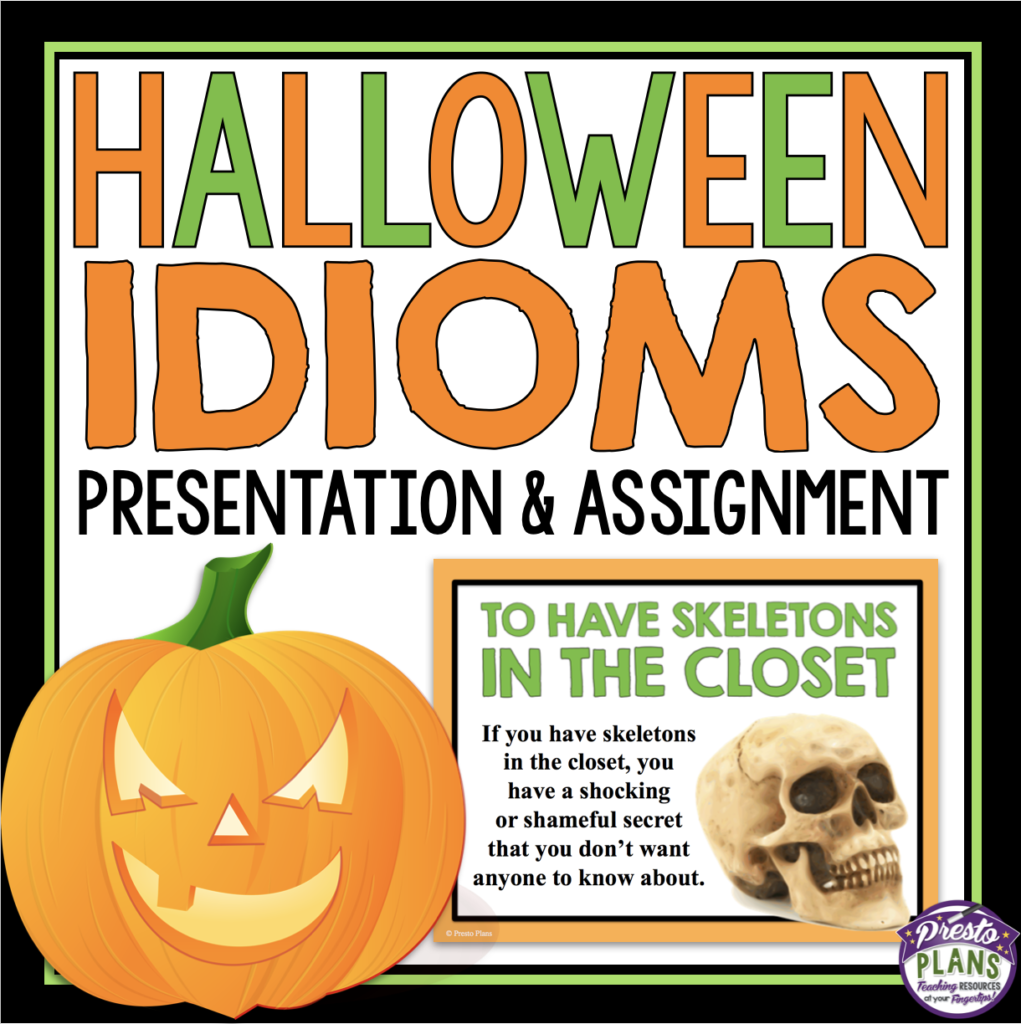 HALLOWEEN IDIOMS - prestoplanners.com