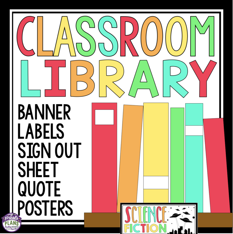 CLASSROOM LIBRARY LABELS, POSTERS, & SIGN OUT SHEET - prestoplanners.com