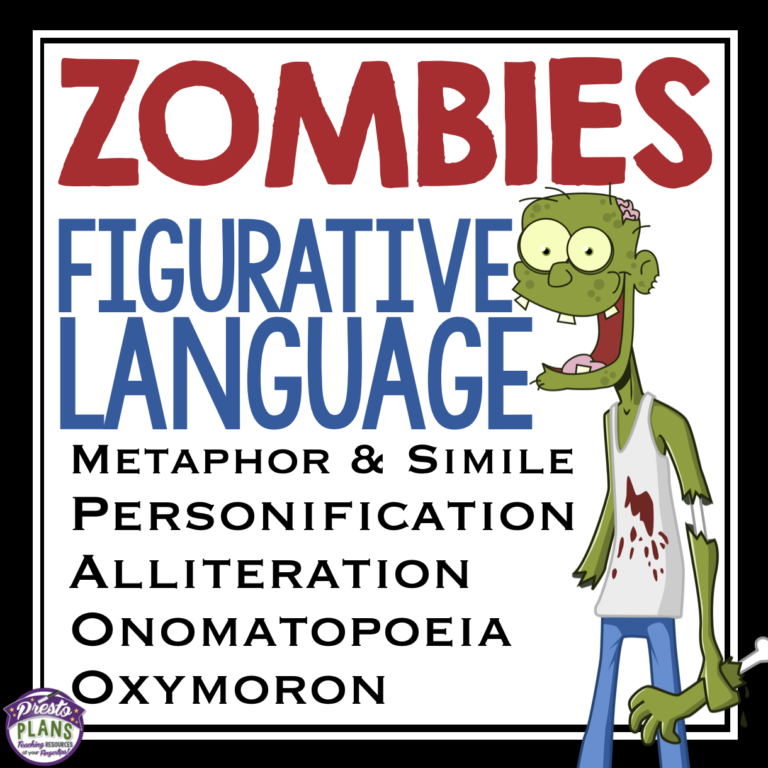 HALLOWEEN FIGURATIVE LANGUAGE: ZOMBIES - prestoplanners.com