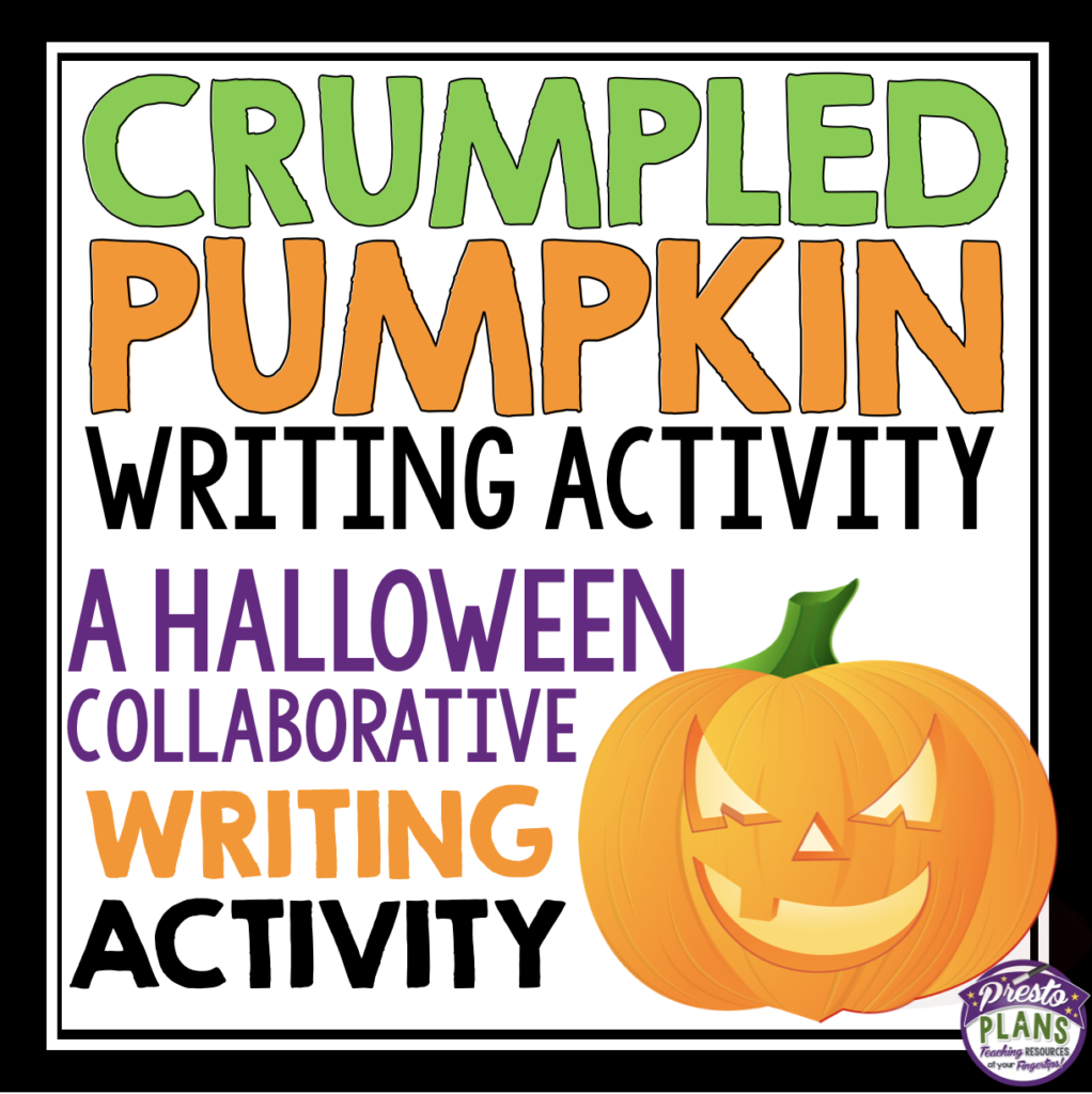 HALLOWEEN WRITING ACTIVITY: CRUMPLED PUMPKIN - prestoplanners.com