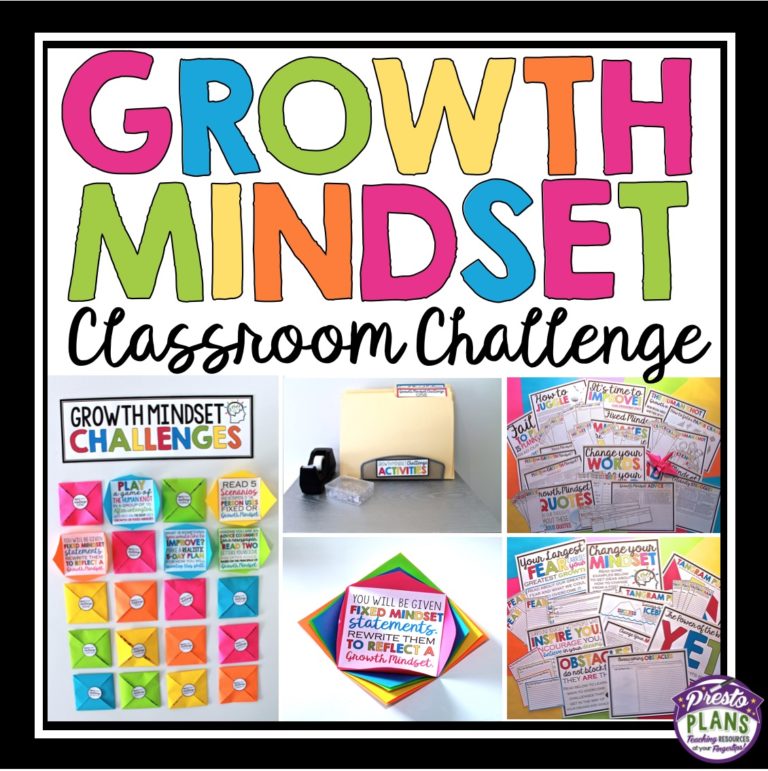 GROWTH MINDSET CHALLENGE - prestoplanners.com
