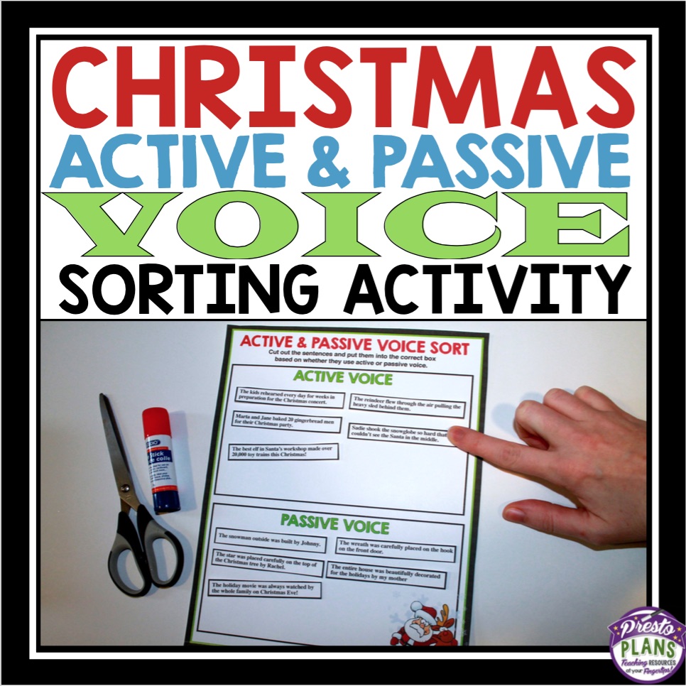 CHRISTMAS ACTIVE AND PASSIVE VOICE - prestoplanners.com