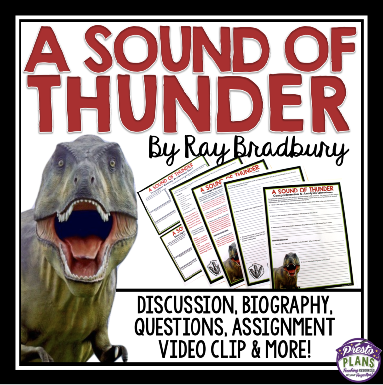 A SOUND OF THUNDER BY RAY BRADBURY - prestoplanners.com