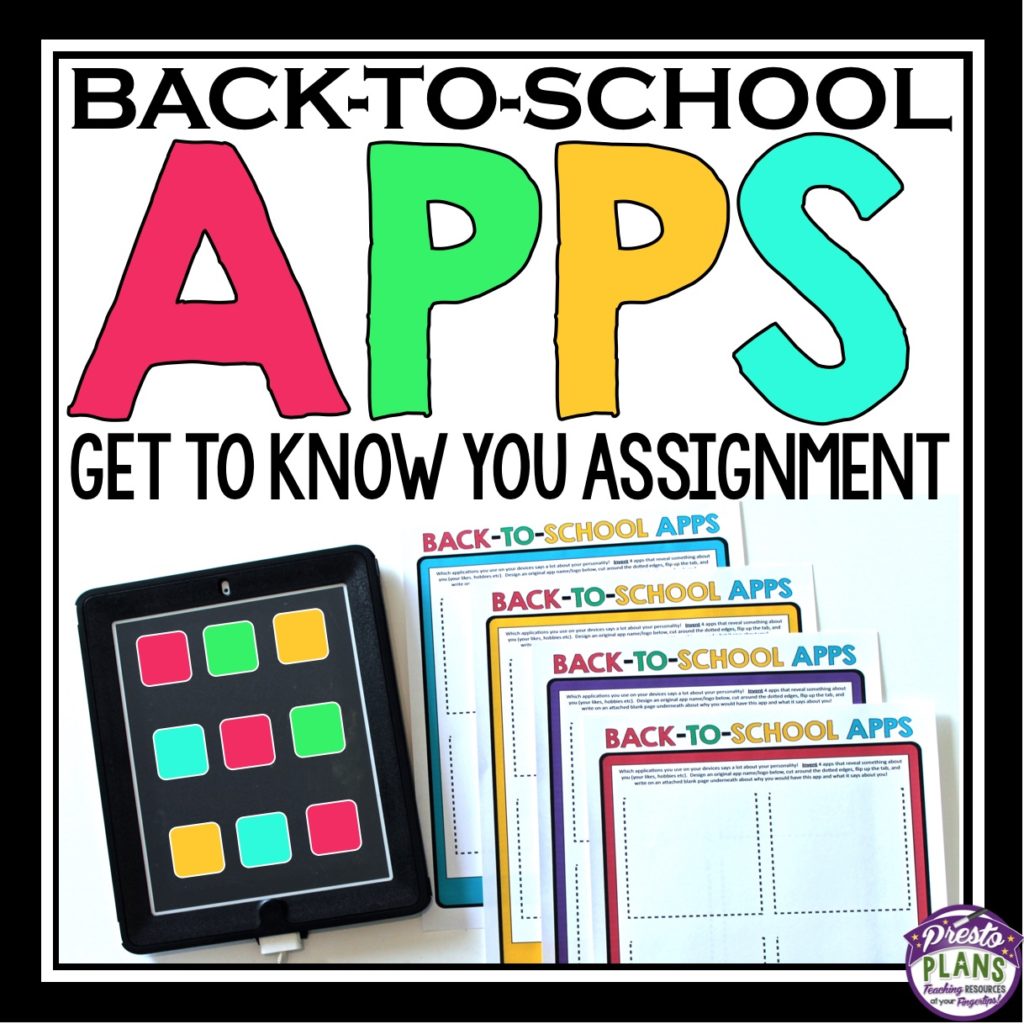 BACK TO SCHOOL APPS - prestoplanners.com