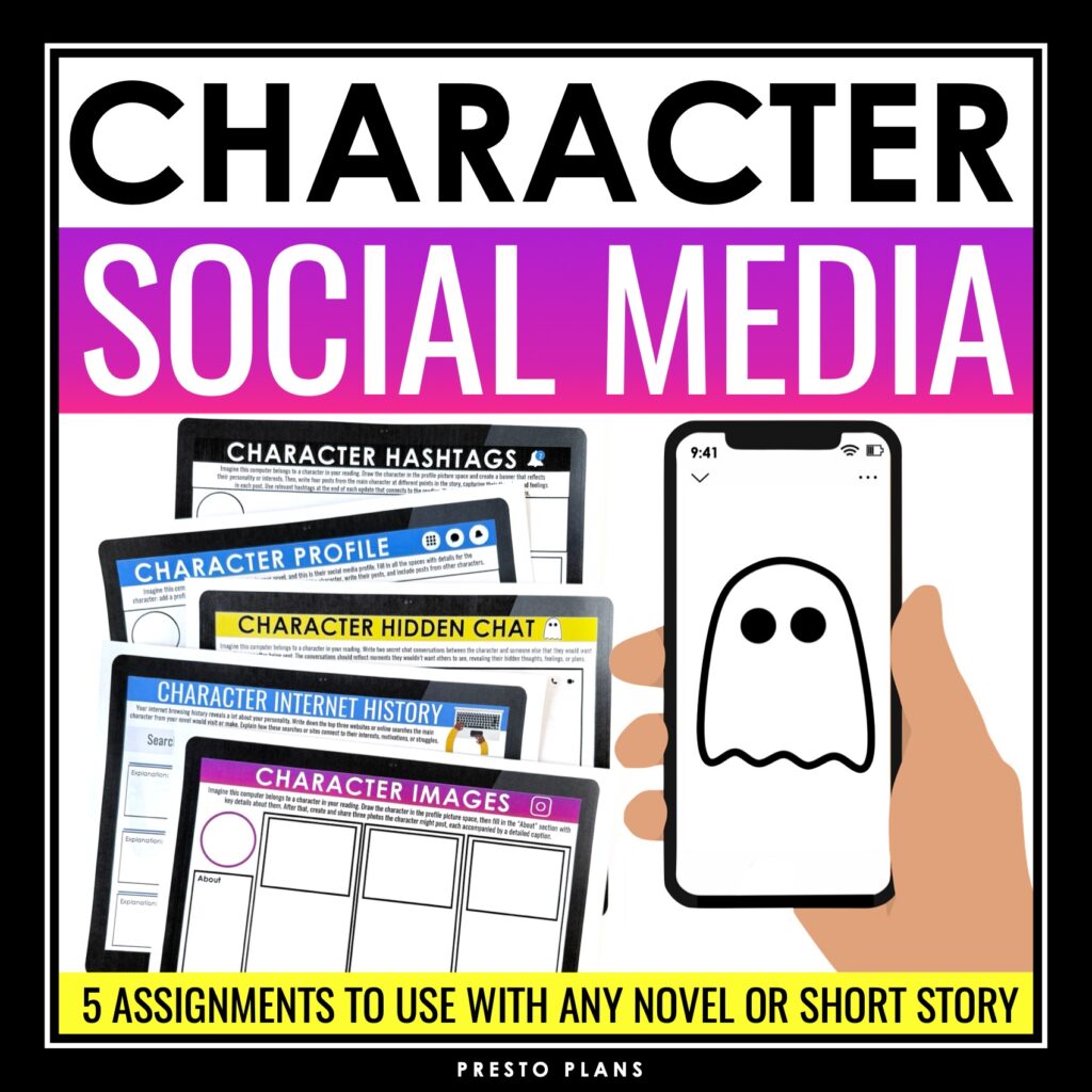 Character Analysis Assignments - Social Media Characterization ...