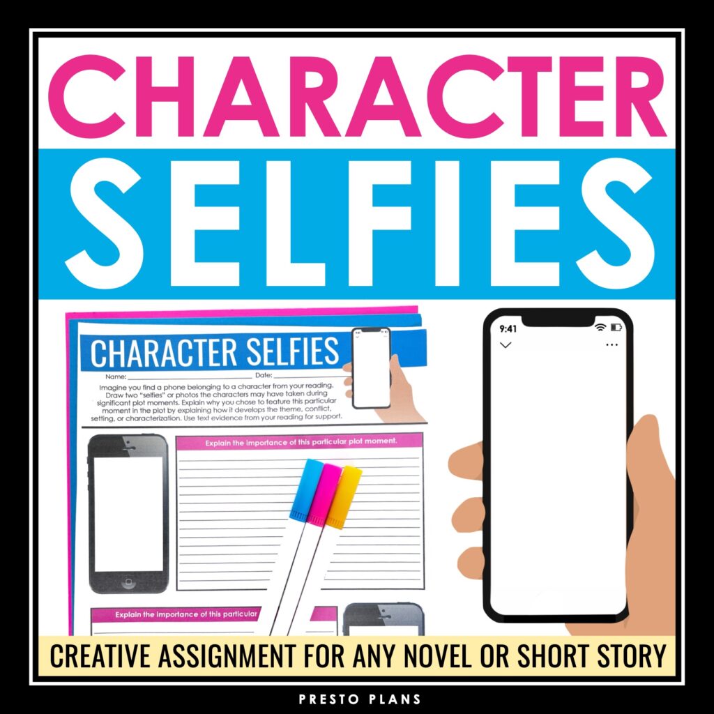 Character Analysis Assignment for Any Novel or Short Story - Character ...