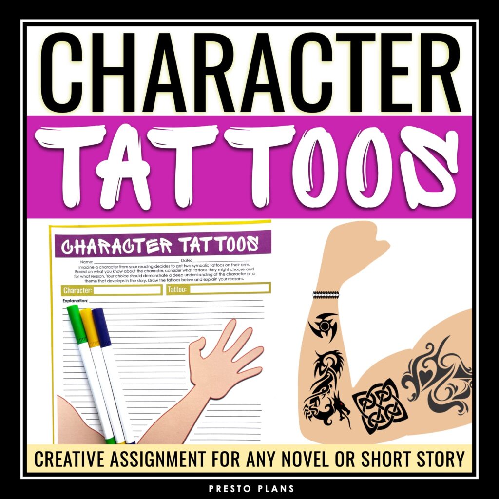 Character Analysis Assignment Any Novel or Short Story - Tattoo a ...