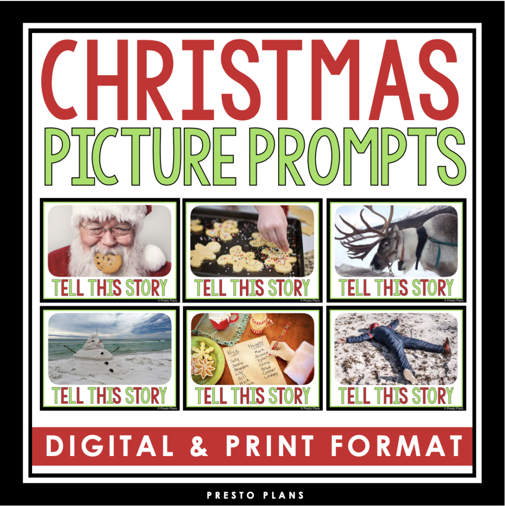 CHRISTMAS PICTURE WRITING PROMPTS - prestoplanners.com