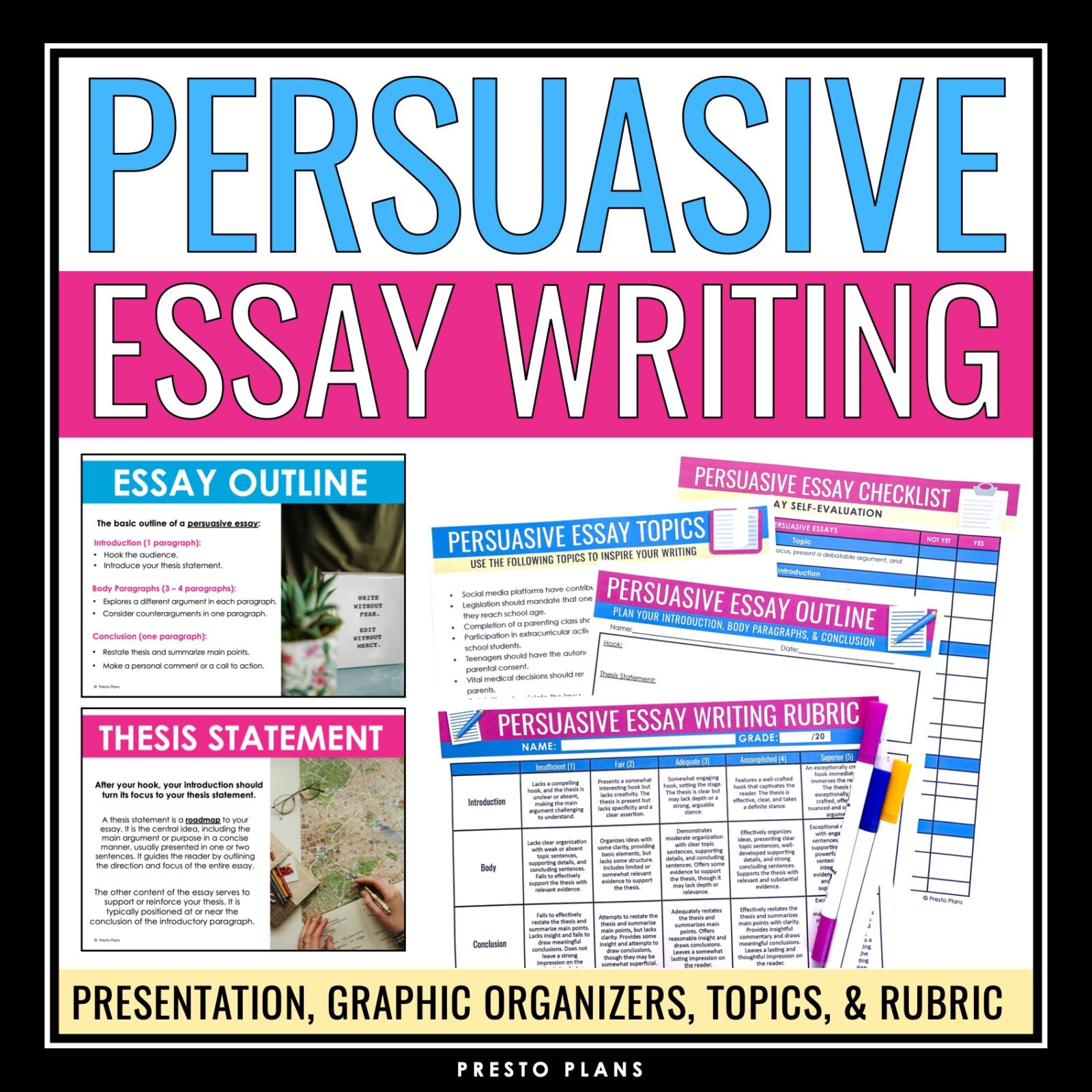 Persuasive Writing Archives - prestoplanners.com