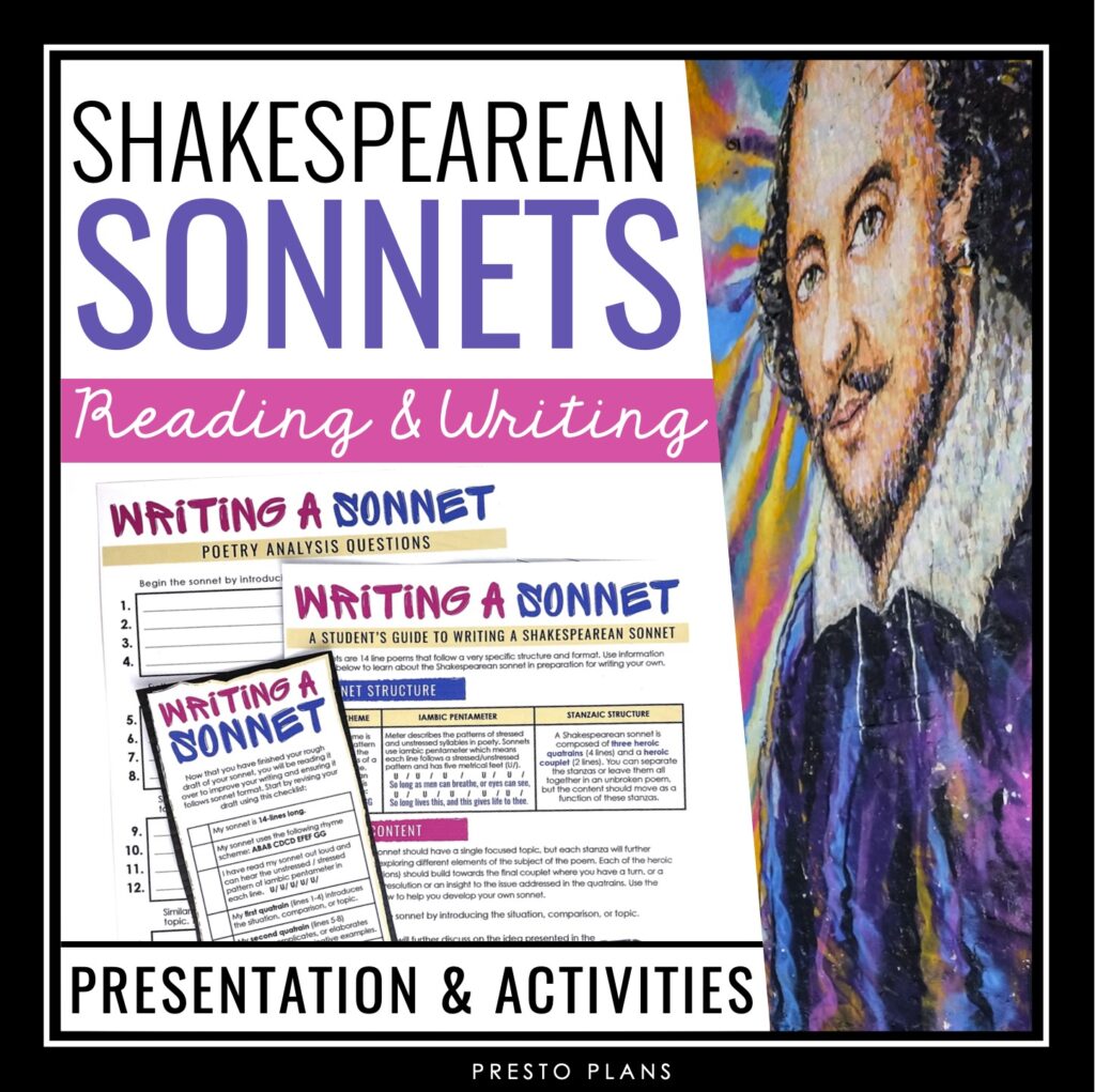 Shakespearean Sonnet Writing and Analysis of Sonnet 18 Poetry ...