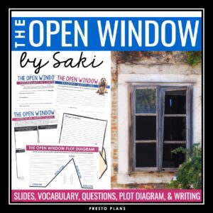 The Open Window by Saki - Short Story Unit Lesson, Assignments, and ...