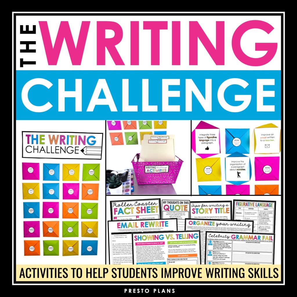 Writing Activities & Assignments Persuasive, Narrative, Expository ...