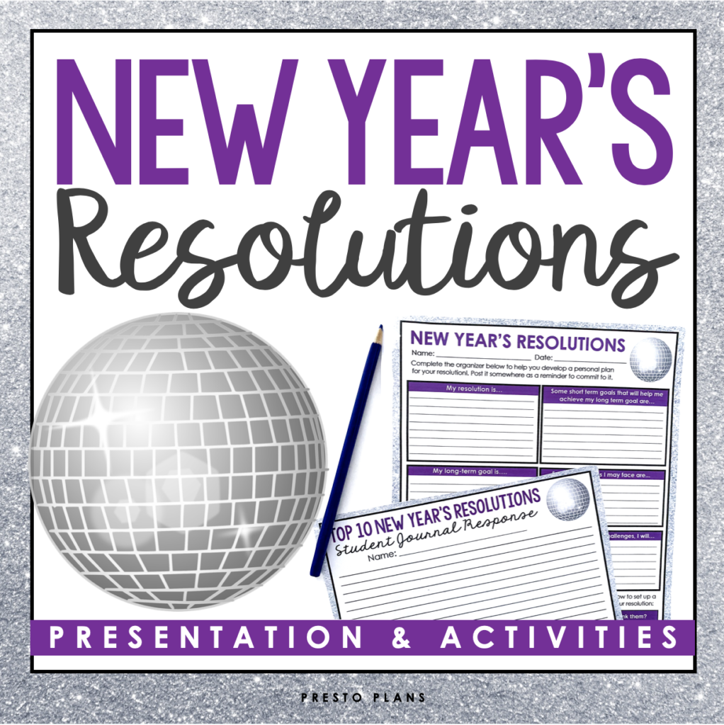 NEW YEARS RESOLUTIONS: GOAL SETTING - prestoplanners.com