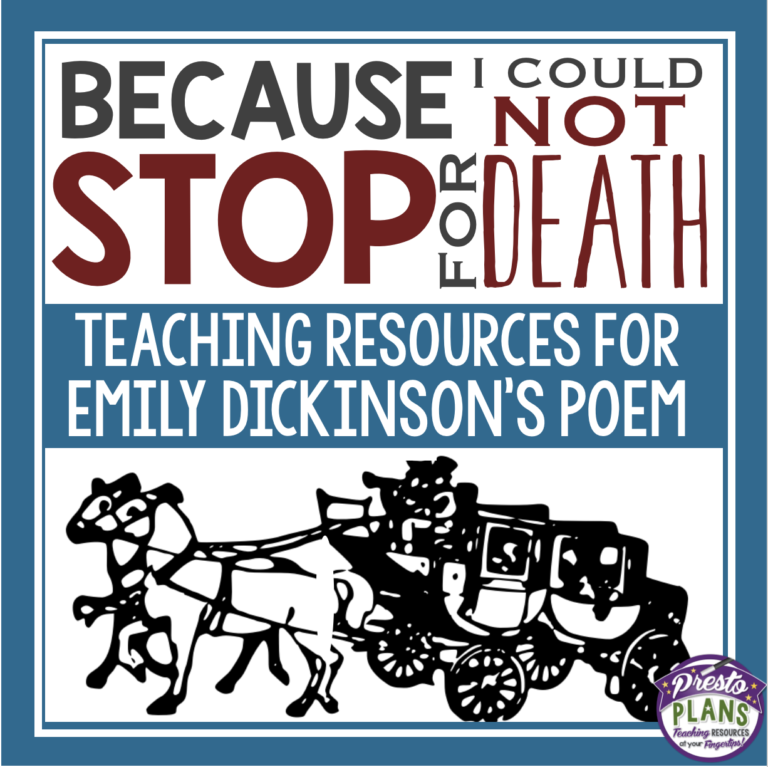 BECAUSE I COULD NOT STOP FOR DEATH BY EMILY DICKINSON - prestoplanners.com