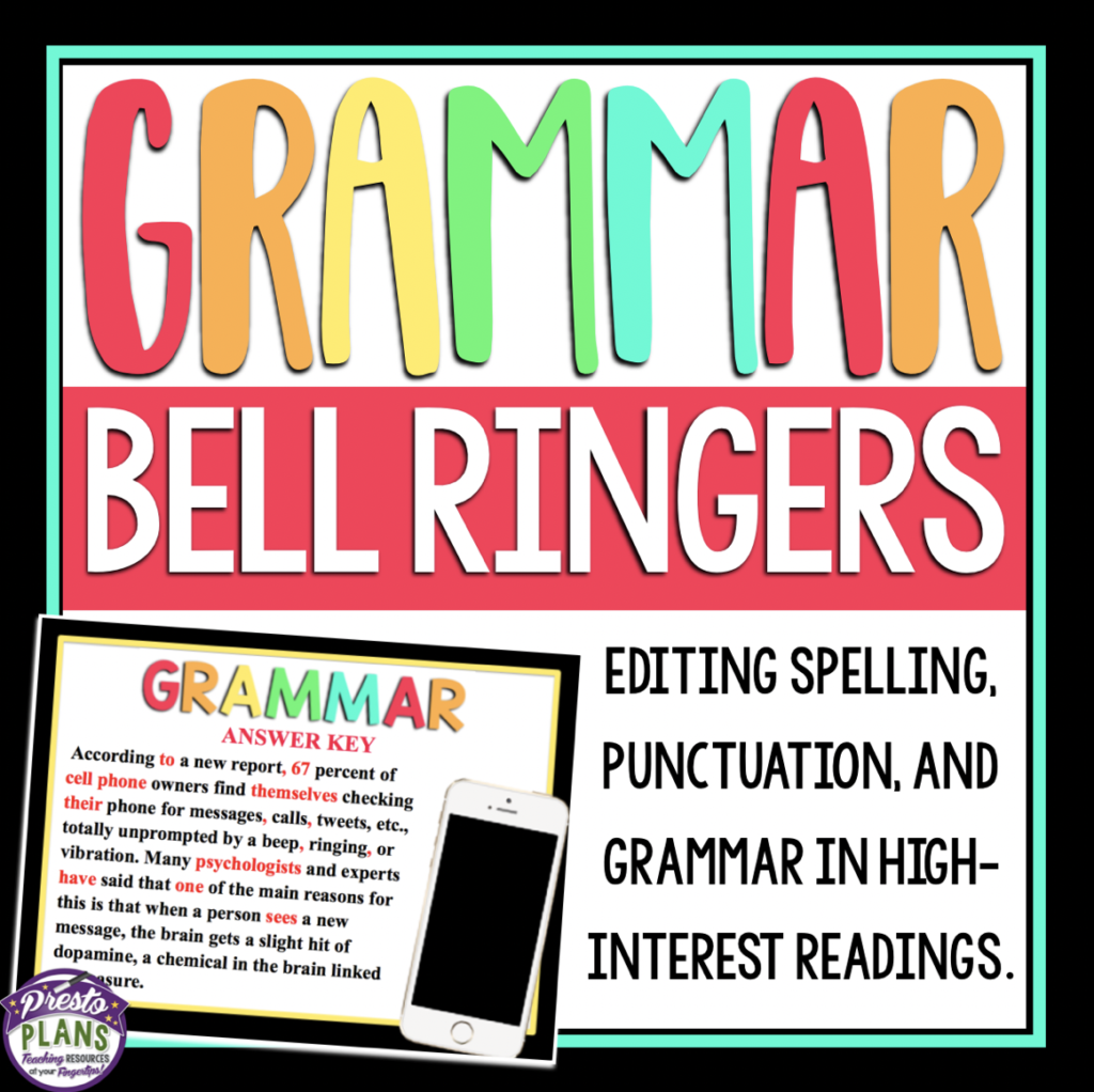 Bell Ringer Grammar at Dawn Wilkerson blog