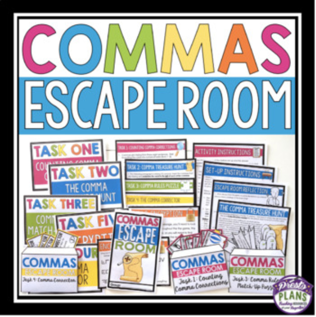 COMMAS ESCAPE ROOM - prestoplanners.com