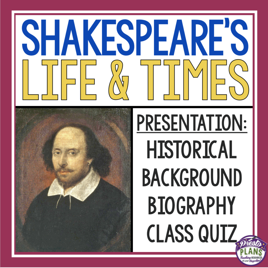 SHAKESPEARE INTRODUCTION PRESENTATION - prestoplanners.com