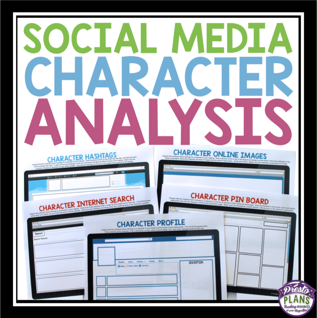 CHARACTER ANALYSIS SOCIAL MEDIA ASSIGNMENTS - prestoplanners.com