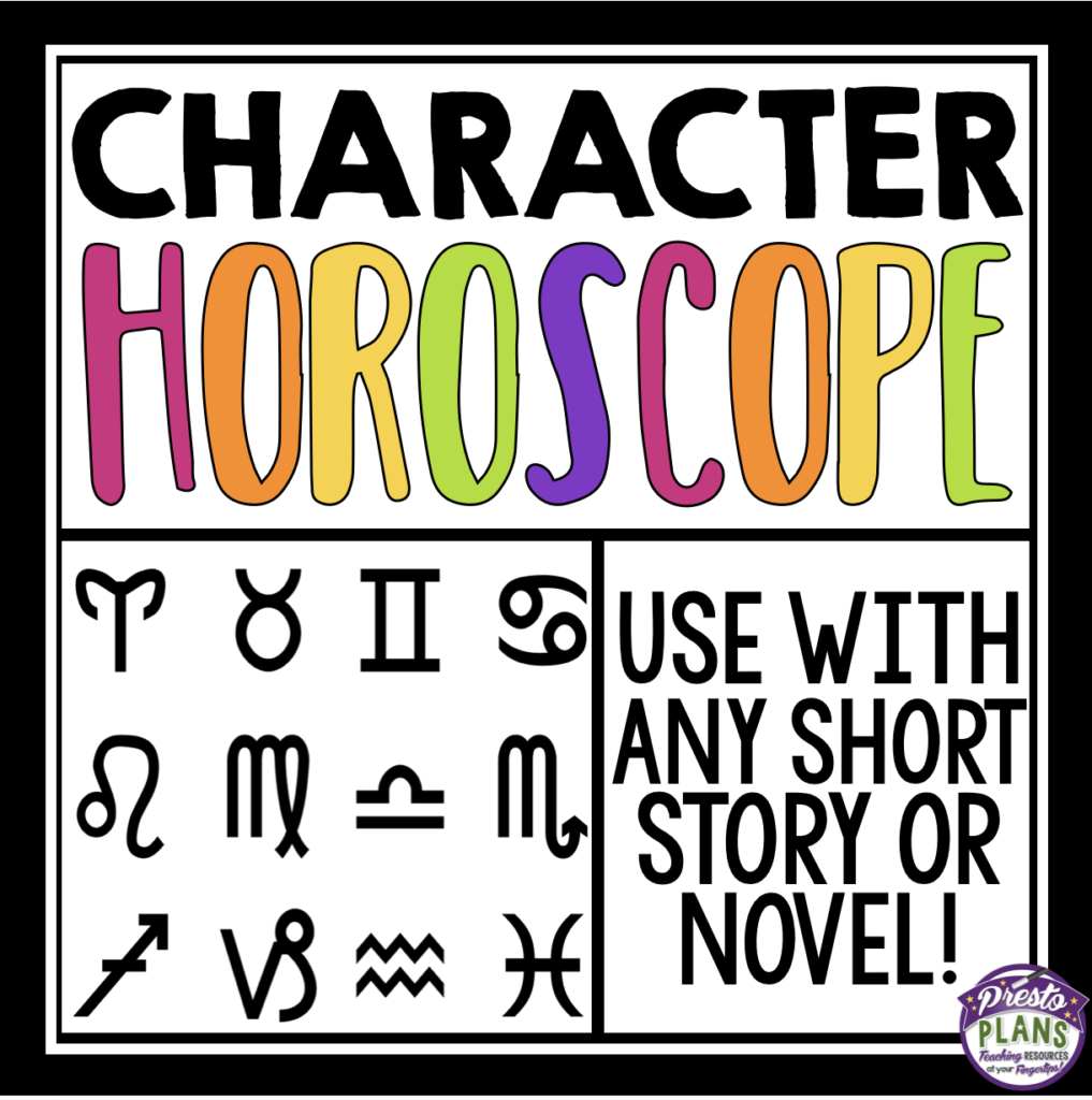 CHARACTER ZODIAC HOROSCOPE ASSIGNMENT - prestoplanners.com