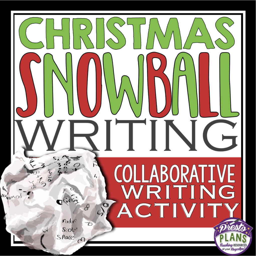 CHRISTMAS SNOWBALL WRITING - prestoplanners.com