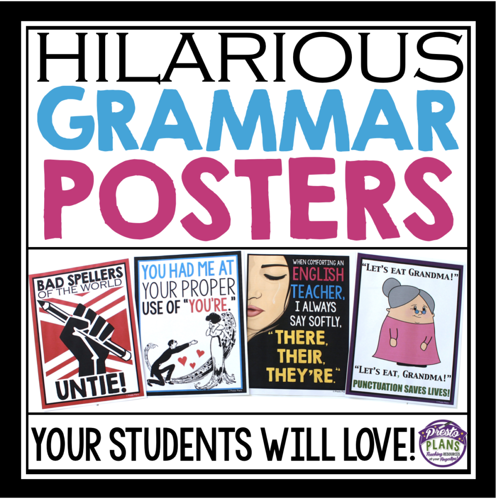GRAMMAR POSTERS Prestoplanners GRAMMAR POSTERS Prestoplanners