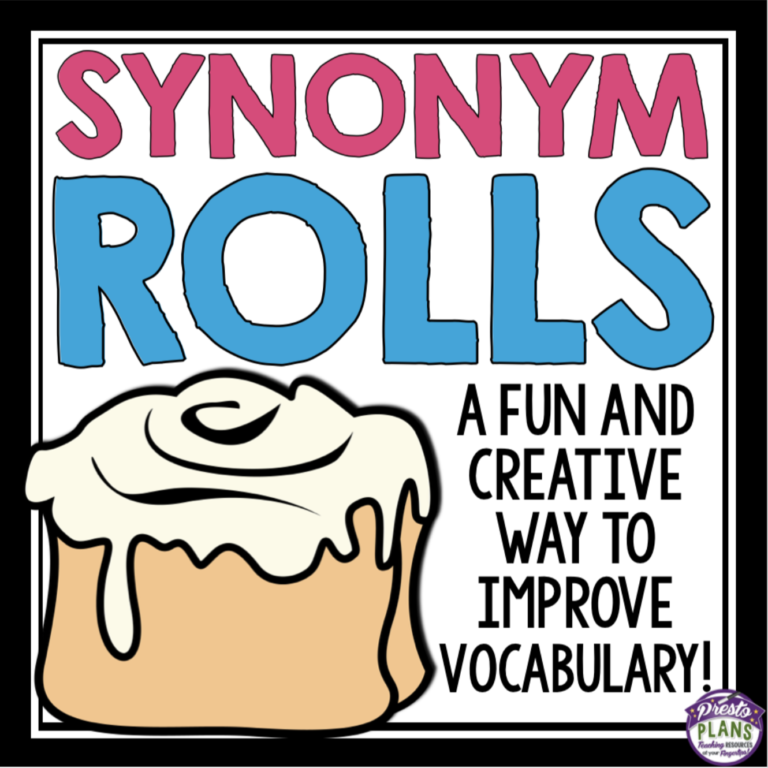 SYNONYM ROLLS ACTIVITY - prestoplanners.com
