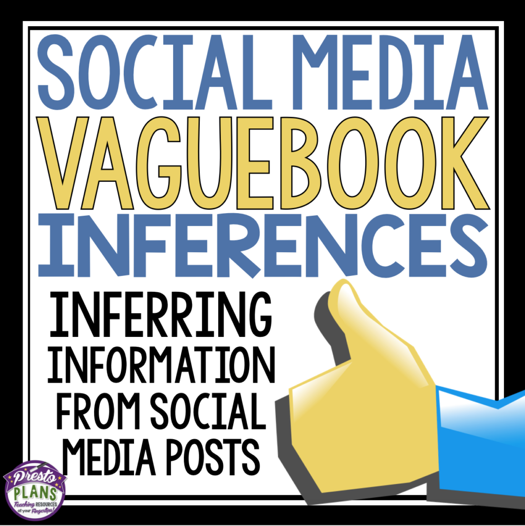 VAGUEBOOK INFERENCE ACTIVITY - prestoplanners.com