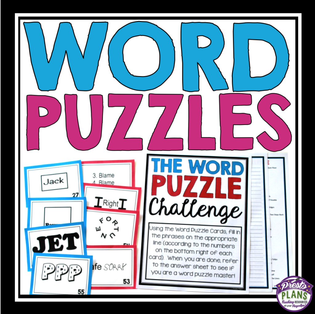 WORD PUZZLES BRAIN TEASERS - prestoplanners.com