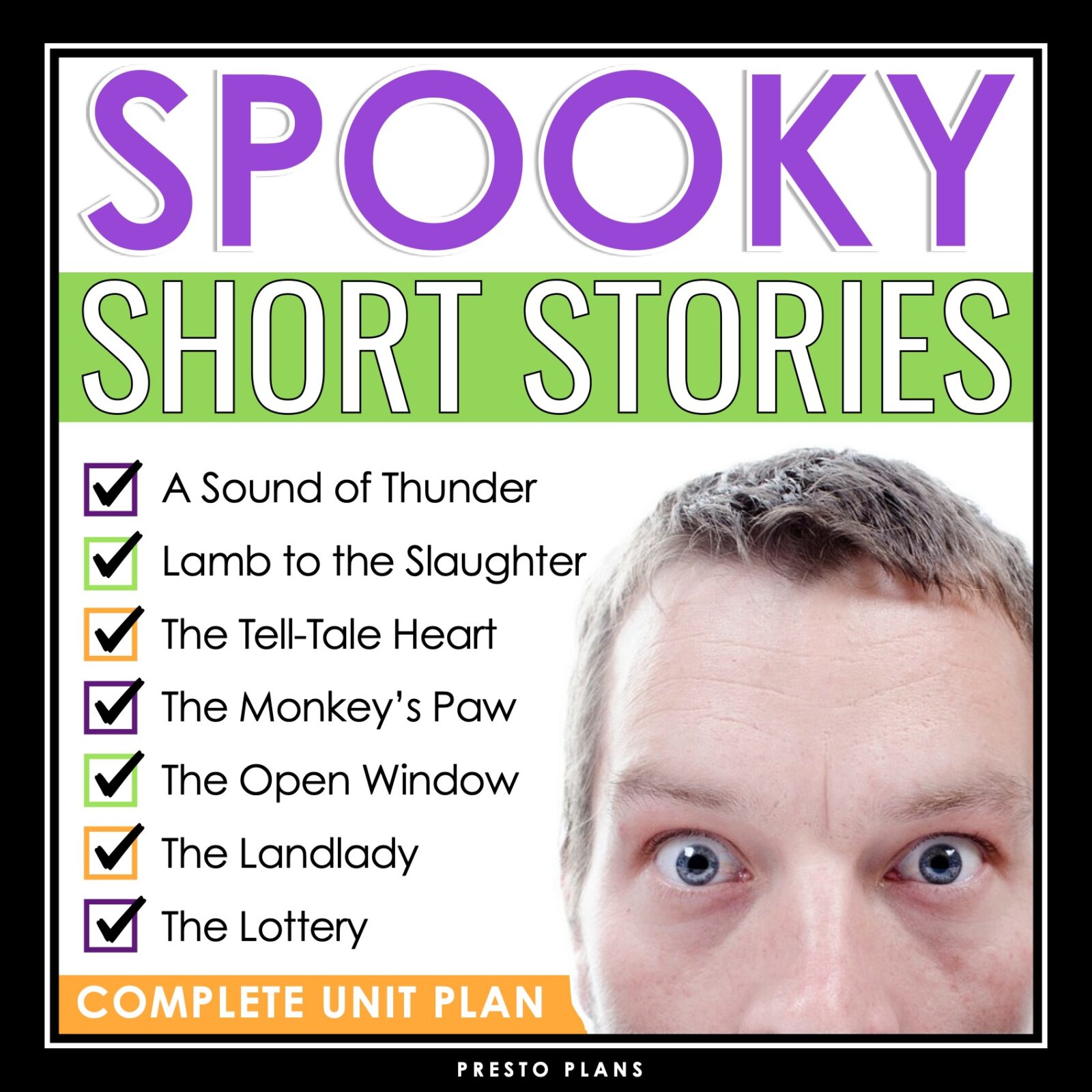 Short Story Unit Plan - Scary Stories Lessons, Slides, Assignments ...