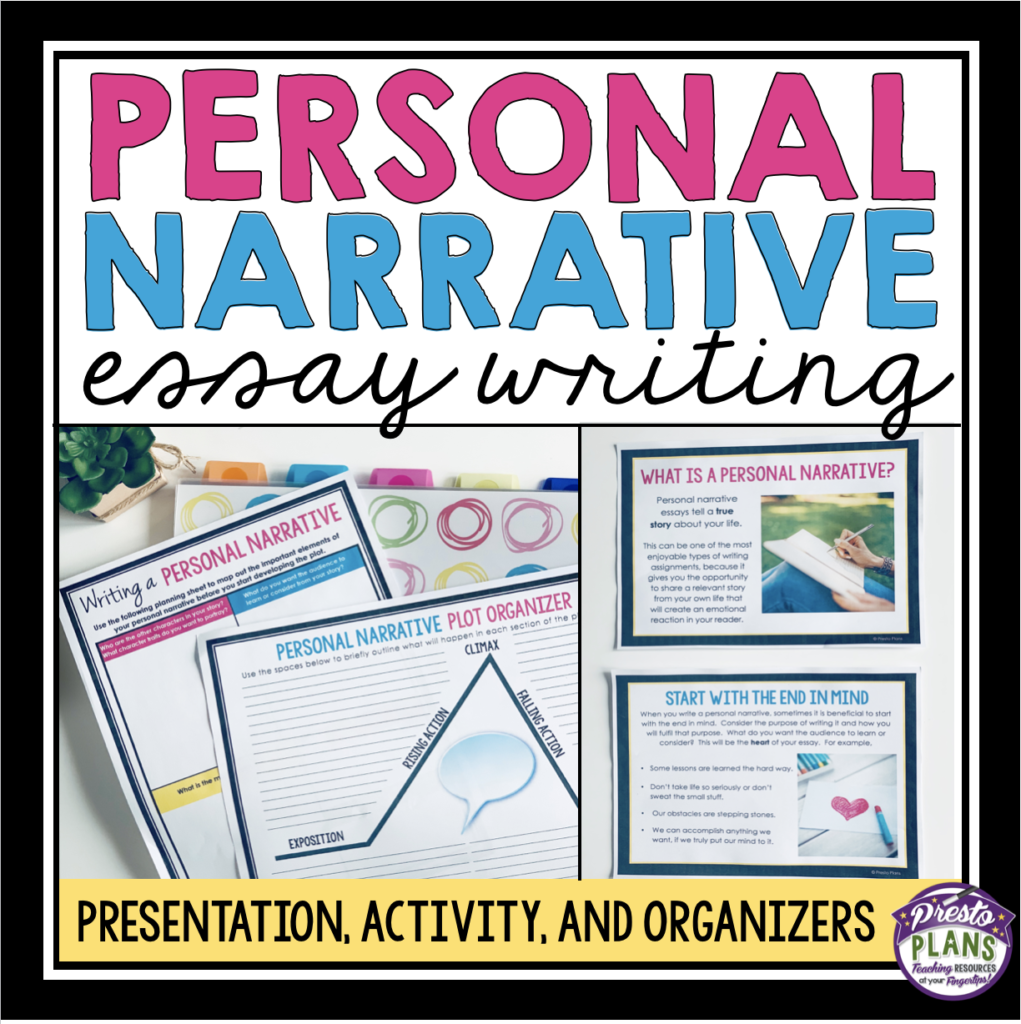 PERSONAL NARRATIVE ESSAY WRITING - prestoplanners.com