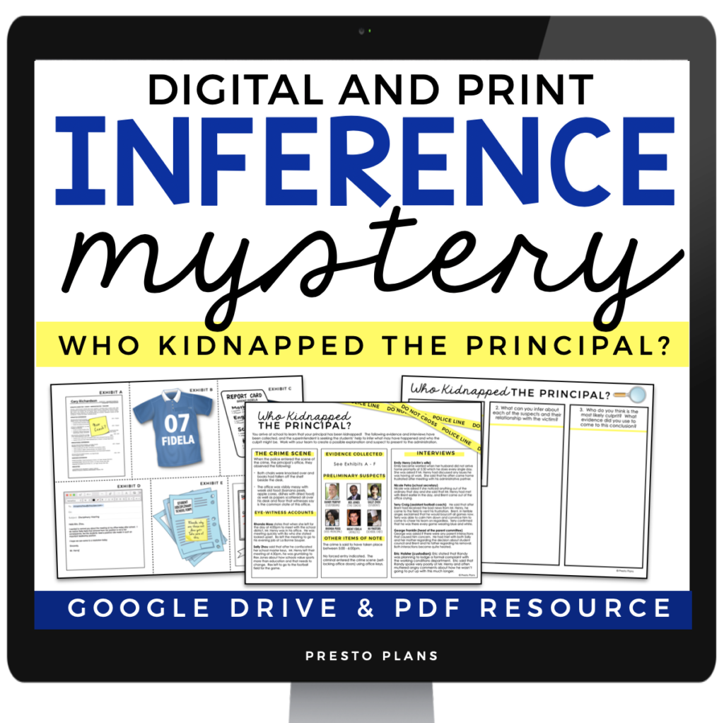 DIGITAL INFERENCE MYSTERY - PRINCIPAL - prestoplanners.com