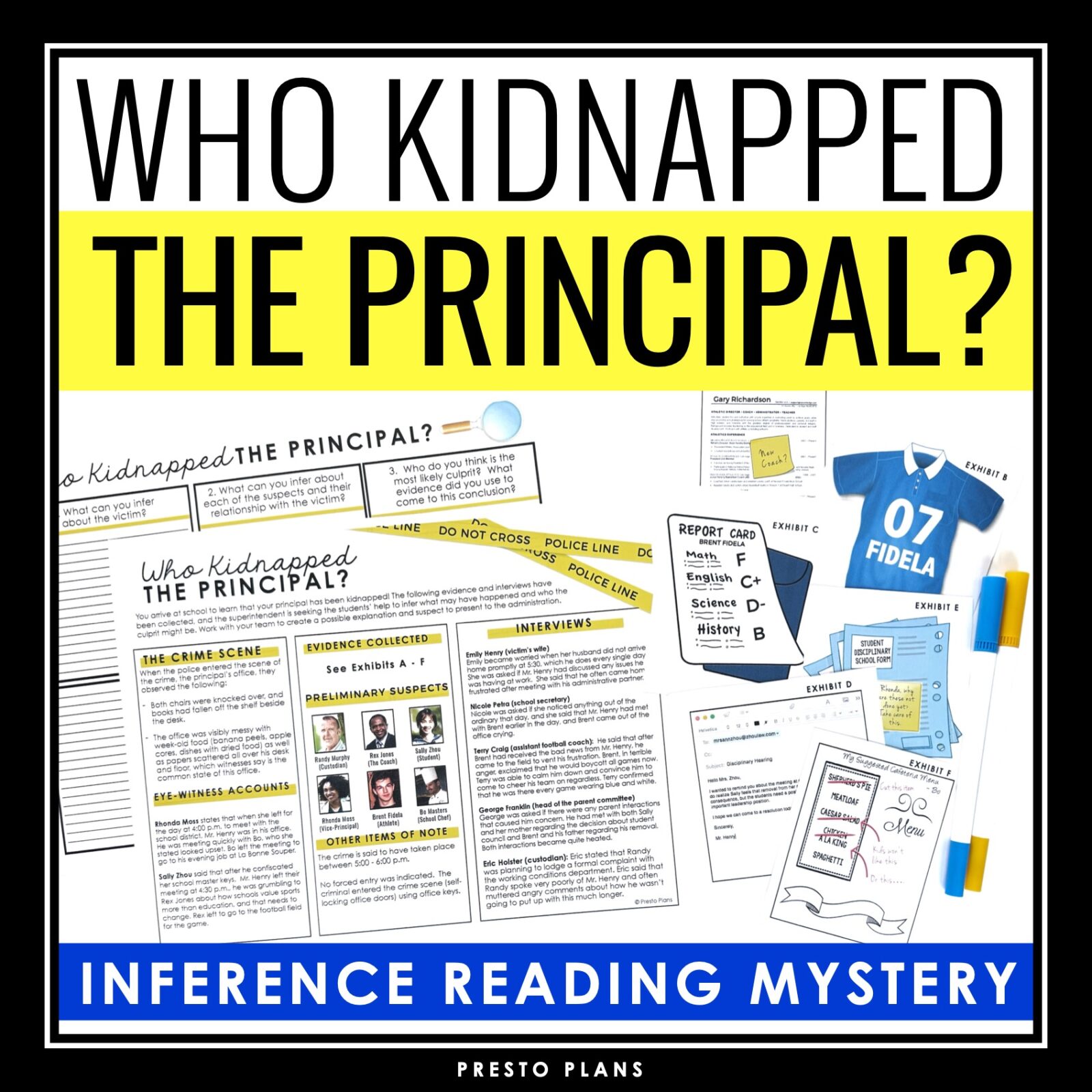 Inference Activity - Solve the Mystery Reading Challenge - Kidnapped ...