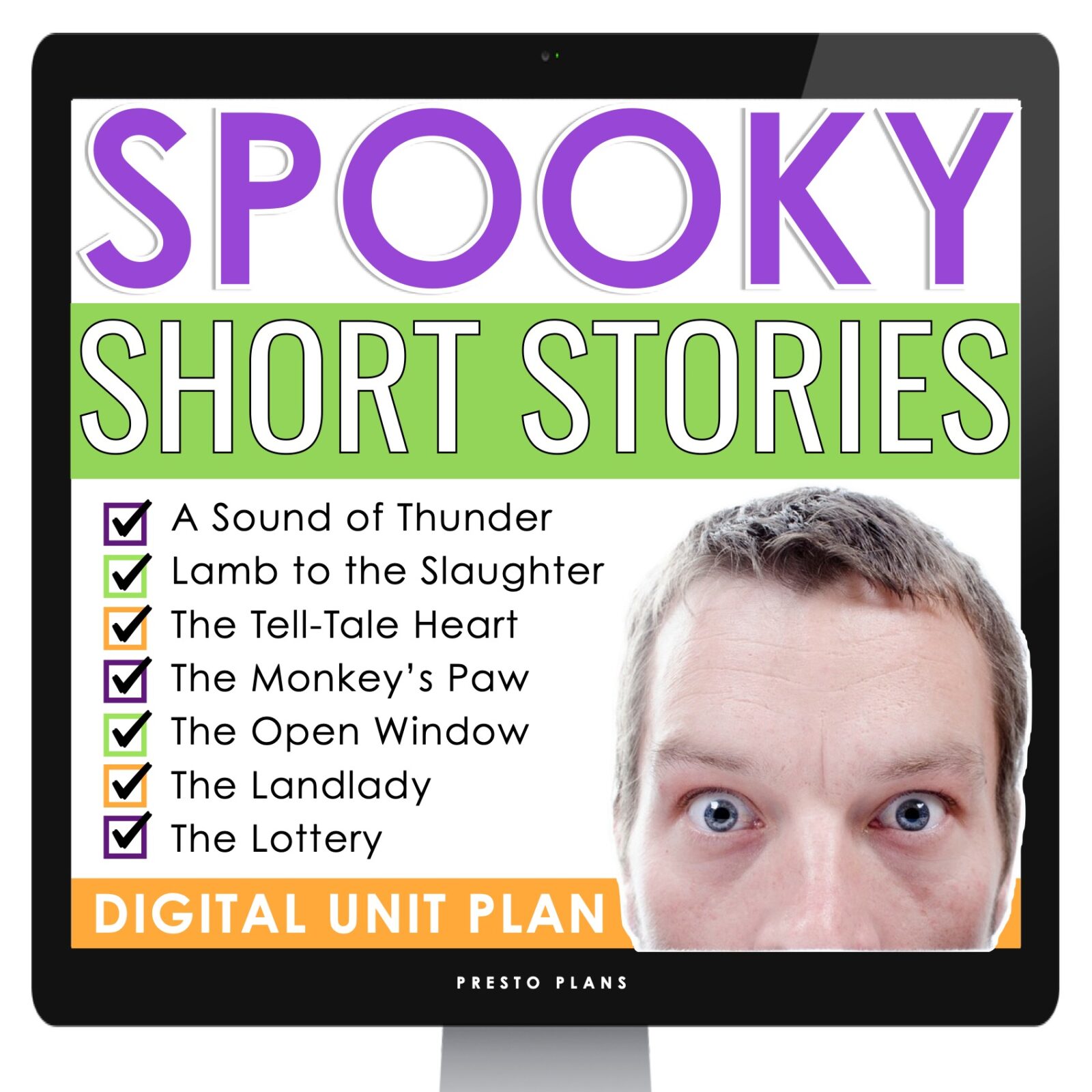 Halloween Short Story Digital Unit Plan - Scary Stories Lessons ...