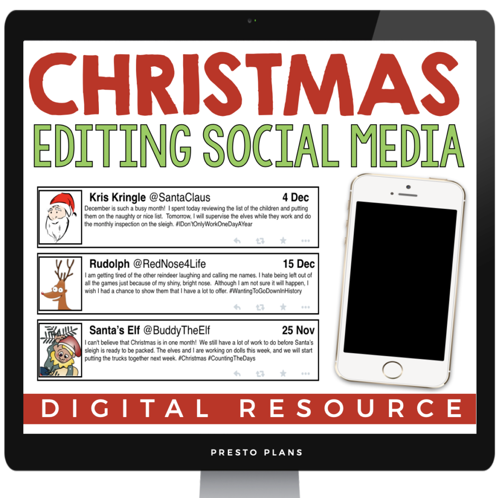 DIGITAL CHRISTMAS GRAMMAR ACTIVITY - prestoplanners.com