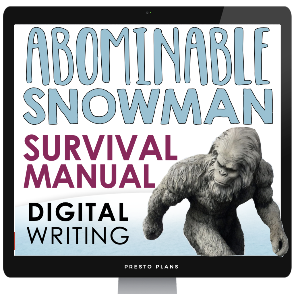 DIGITAL CHRISTMAS WRITING ASSIGNMENT: ABOMINABLE SNOWMAN SURVIVAL ...