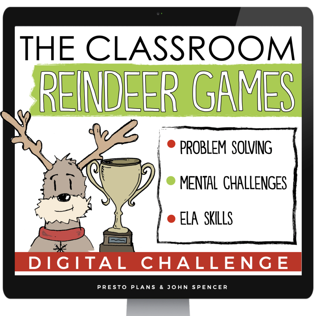 Christmas Escape Room Activity - The Reindeer Games Digital Breakout ...