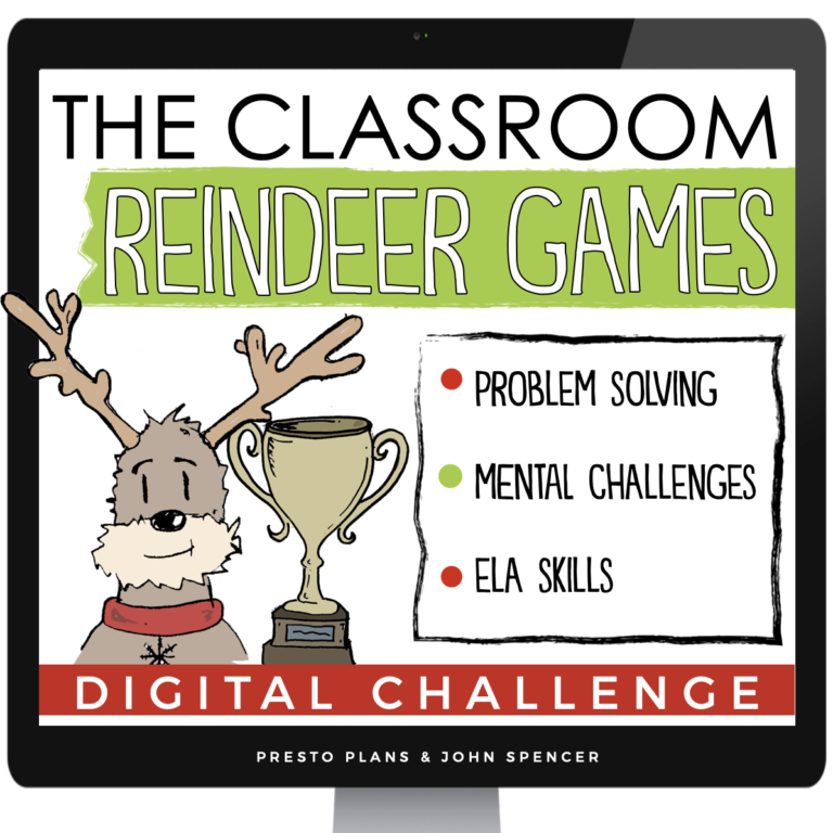 Christmas Escape Room Activity - The Reindeer Games Digital Breakout ...