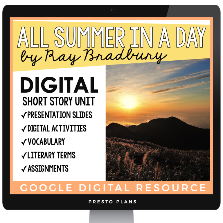 ALL SUMMER IN A DAY BY RAY BRADBURY DIGITAL SHORT STORY RESOURCES ...