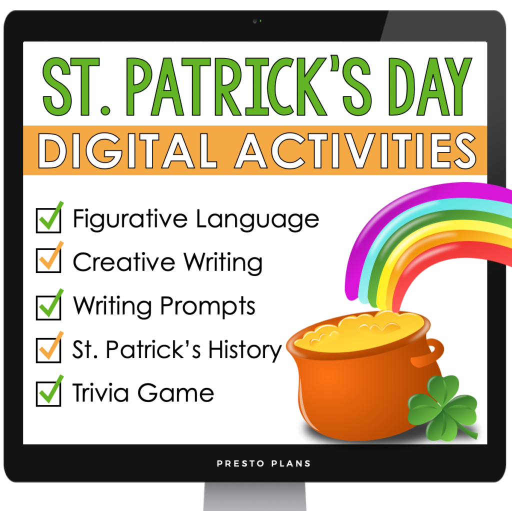 ST. PATRICK'S DAY DIGITAL ACTIVITIES BUNDLE - prestoplanners.com