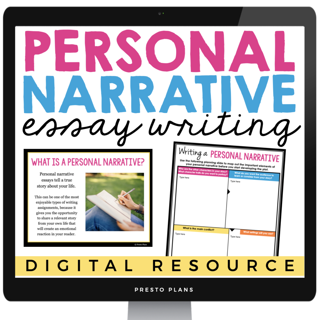 PERSONAL NARRATIVE DIGITAL ESSAY WRITING - prestoplanners.com
